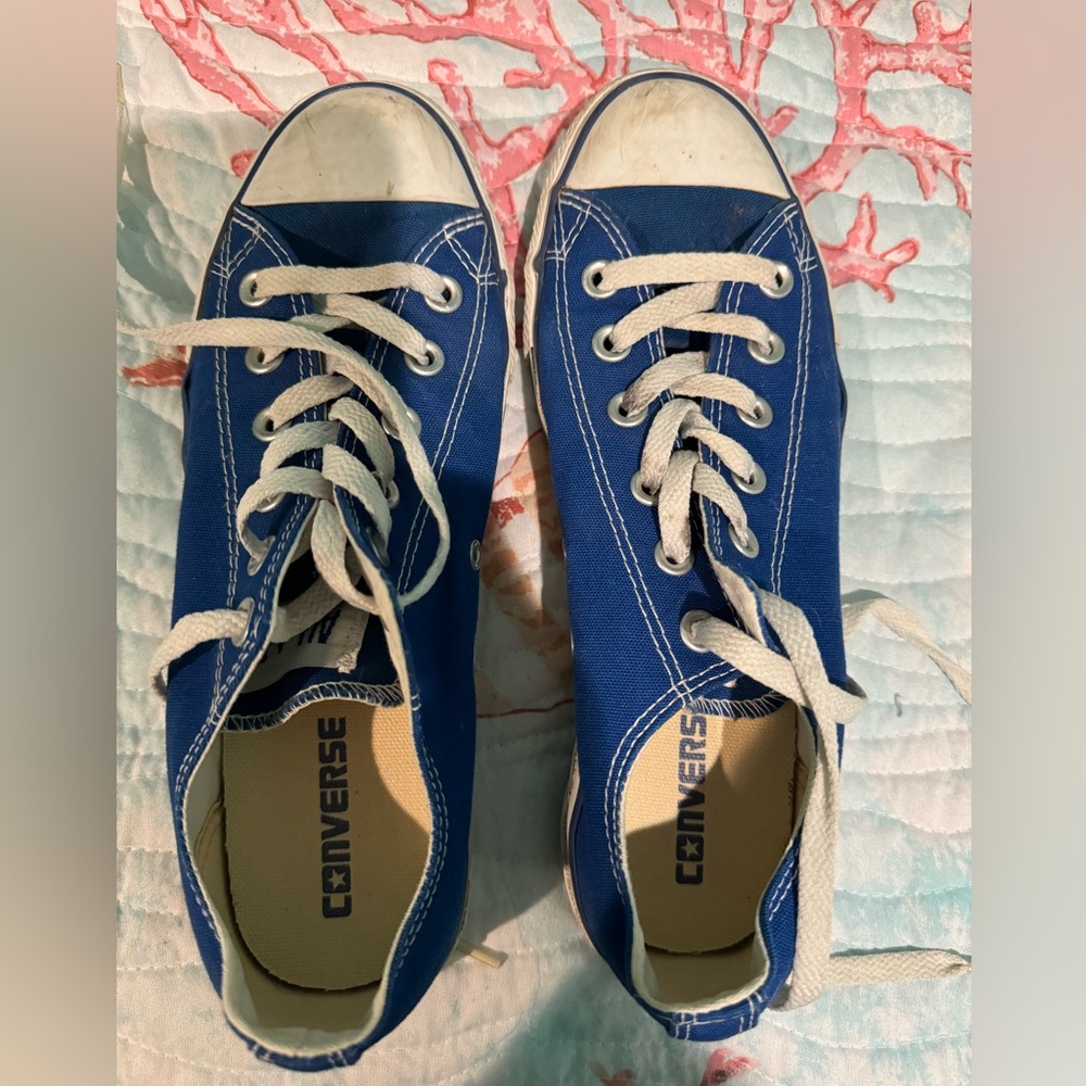 Bright Blue Converse All Star Sneakers - Gem